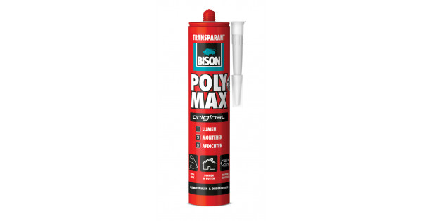 Kitten : BISON POLY MAX ORIGINAL TRANSPARANT CRT 300G*12 NL