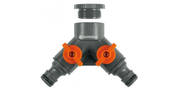 Kraanstukken Gardena : GARDENA 2-WEGSTUK 1/2 INCH VERDELER